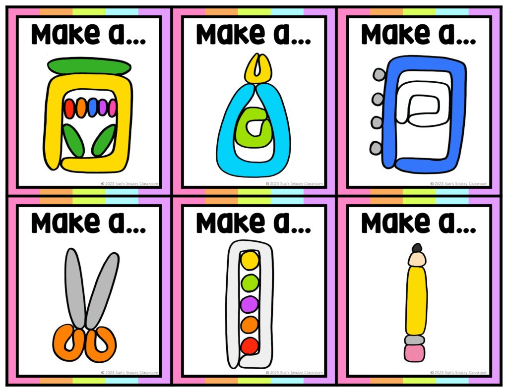 Back to School Playdough Cards and Mats | Fine Motor Skills Practice ...