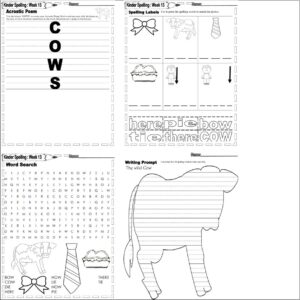 Kindergarten Spelling Worksheets Curriculum Week 13 | Made By Teachers
