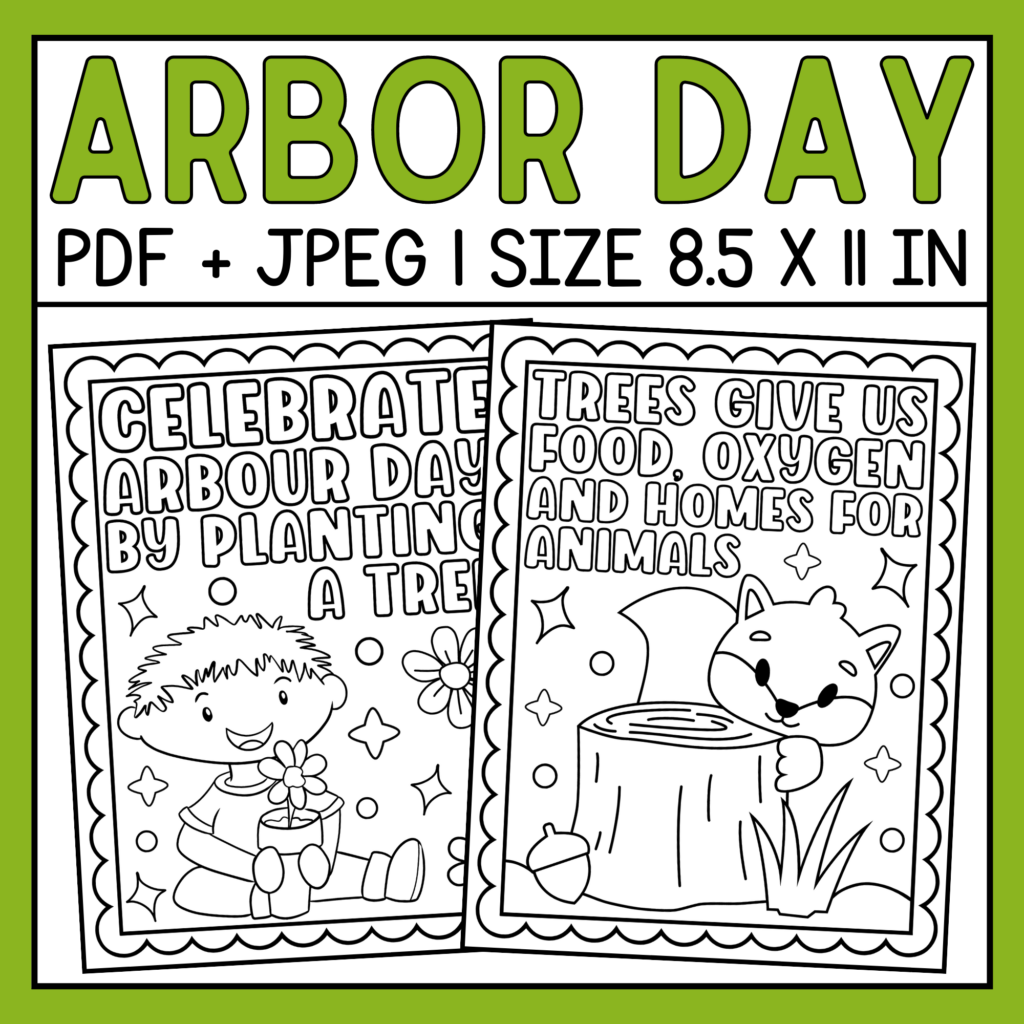 Arbor Day Coloring Pages | Arbor Day Coloring Sheets - Arbor Day ...