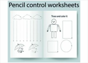 Pen Control Trace & Color Book for Kids | Made By Teachers
