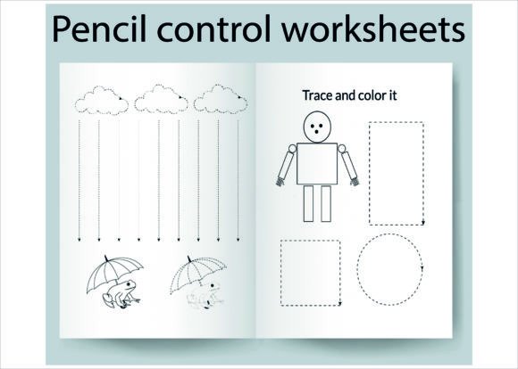 Pen Control Trace & Color Book for Kids | Made By Teachers