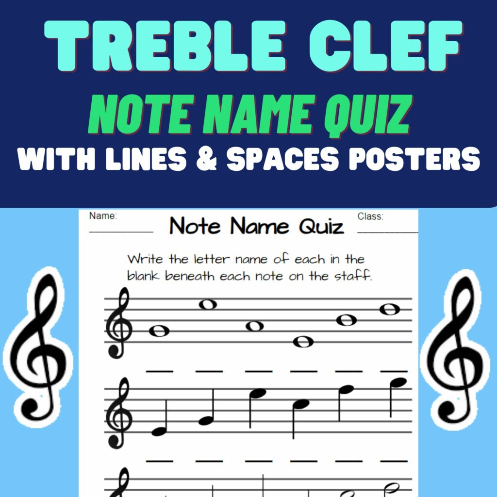 Treble Clef Note Name Quiz | Made By Teachers