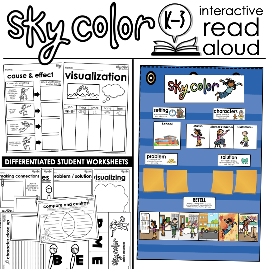 Sky Color by Peter H Reynolds Interactive Read Aloud Activities ...
