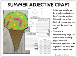Summer Ice Cream Craft & Writing | Made By Teachers