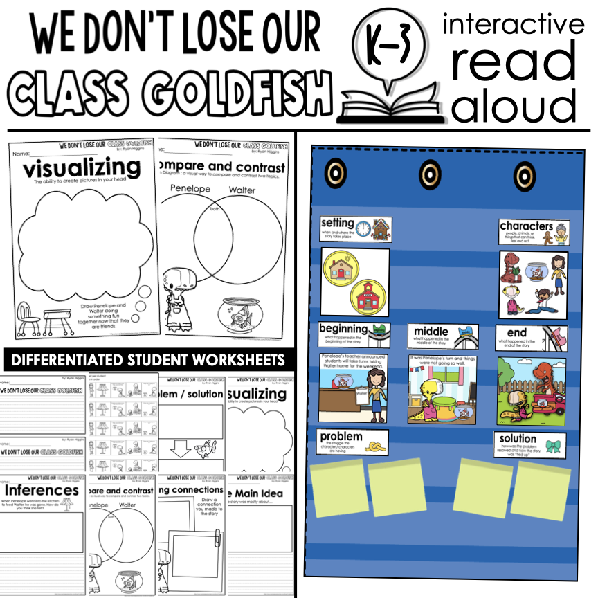 We Don't Lose Our Class Goldfish by Ryan T. Higgins Interactive Read ...