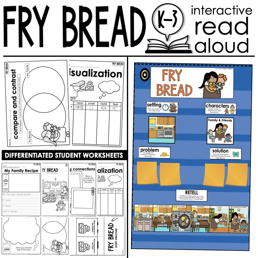 Fry Bread Interactive Read Aloud Activities | A Native American Family ...