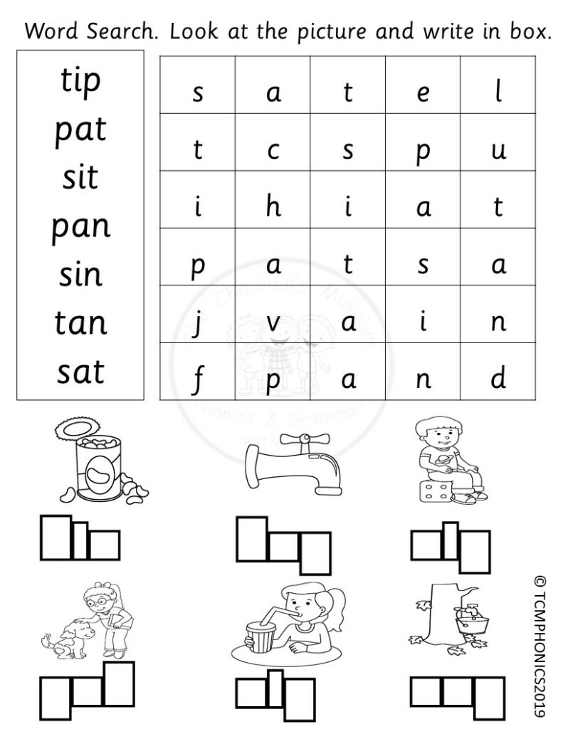 PHONICS - GROUP 1 (s, a, t, i, p, n) | Made By Teachers