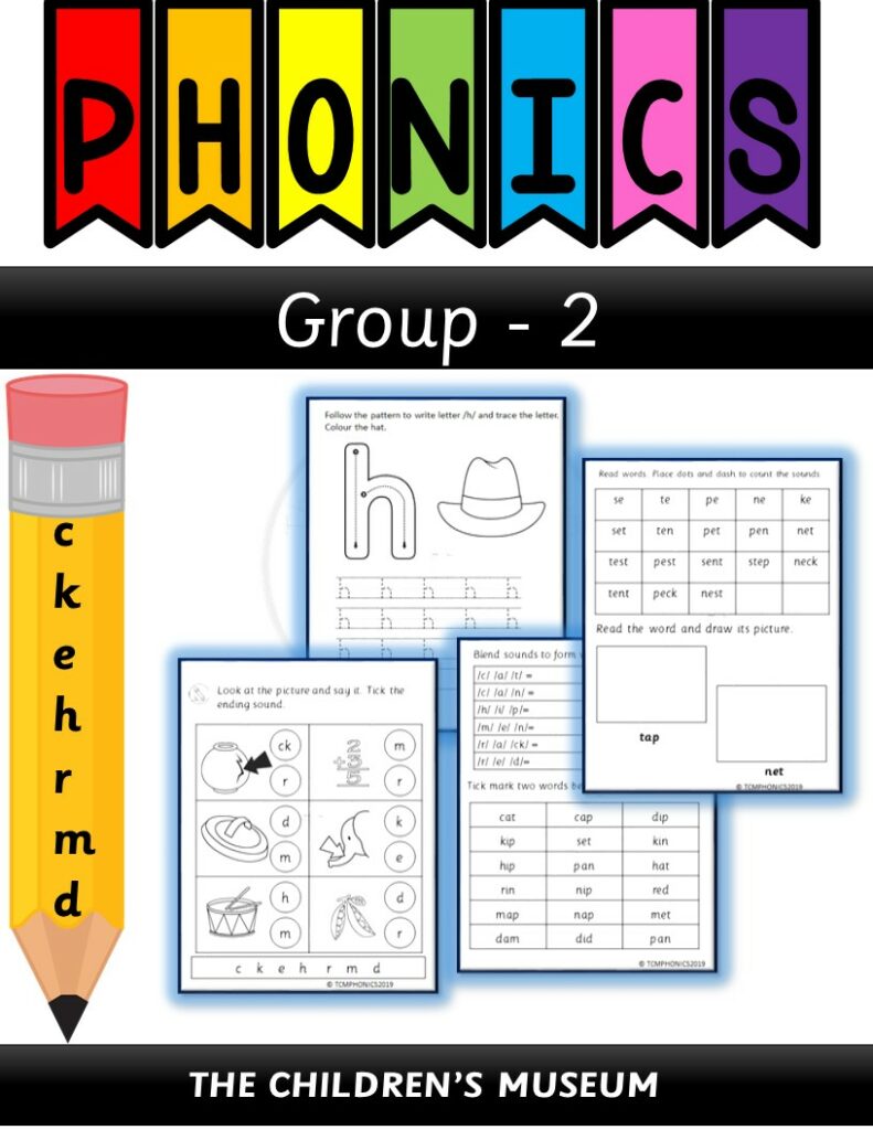 PHONICS - GROUP 2 (c, k, ck, e, h, r, m, d) | Made By Teachers