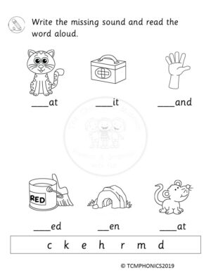 PHONICS - GROUP 2 (c, k, ck, e, h, r, m, d) | Made By Teachers