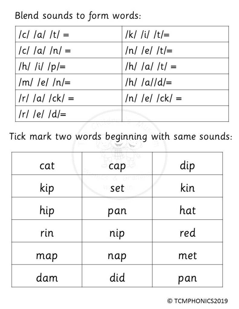 PHONICS - GROUP 2 (c, k, ck, e, h, r, m, d) | Made By Teachers