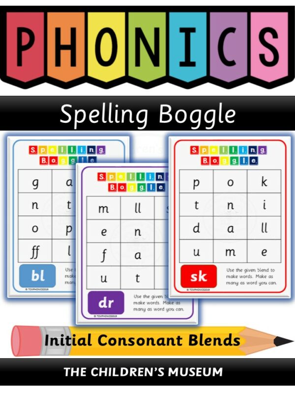 PHONICS - SPELLING BOGGLE (CONSONANT BLENDS) | Made By Teachers