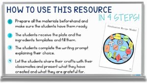 Graduation Craft - End of the School Year SEL Writing Gratitude ...