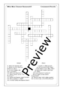 Gare Thompson "Who Was Eleanor Roosevelt?" worksheets | Made By Teachers