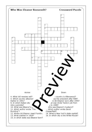 Gare Thompson "Who Was Eleanor Roosevelt?" worksheets | Made By Teachers