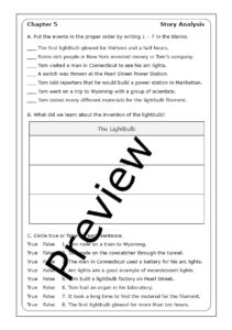 Margaret Frith "Who Was Thomas Alva Edison?" worksheets | Made By Teachers