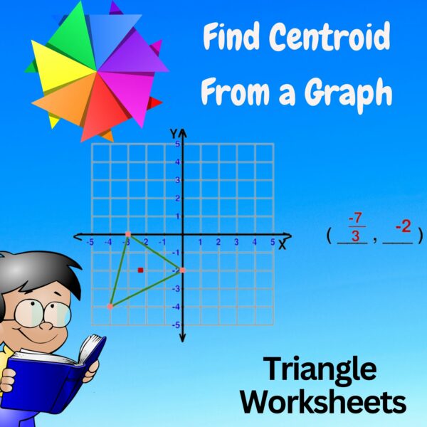 Find Centroid From a Graph - Triangle Worksheets | Made By Teachers