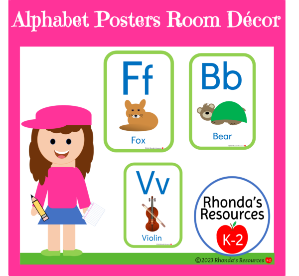 Alphabet Posters Room Décor | Made By Teachers