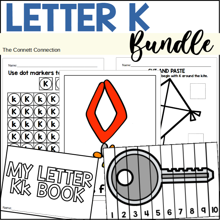 Letter K Worksheets and Hands On Centers Bundle | Made By Teachers