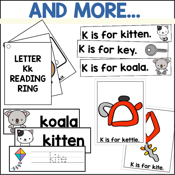 Letter K Worksheets and Hands On Centers Bundle | Made By Teachers