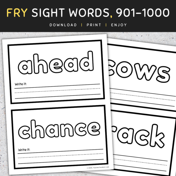 Sight Words Playdough Mat- Fry's 10th 100, Sight Words Practice ...