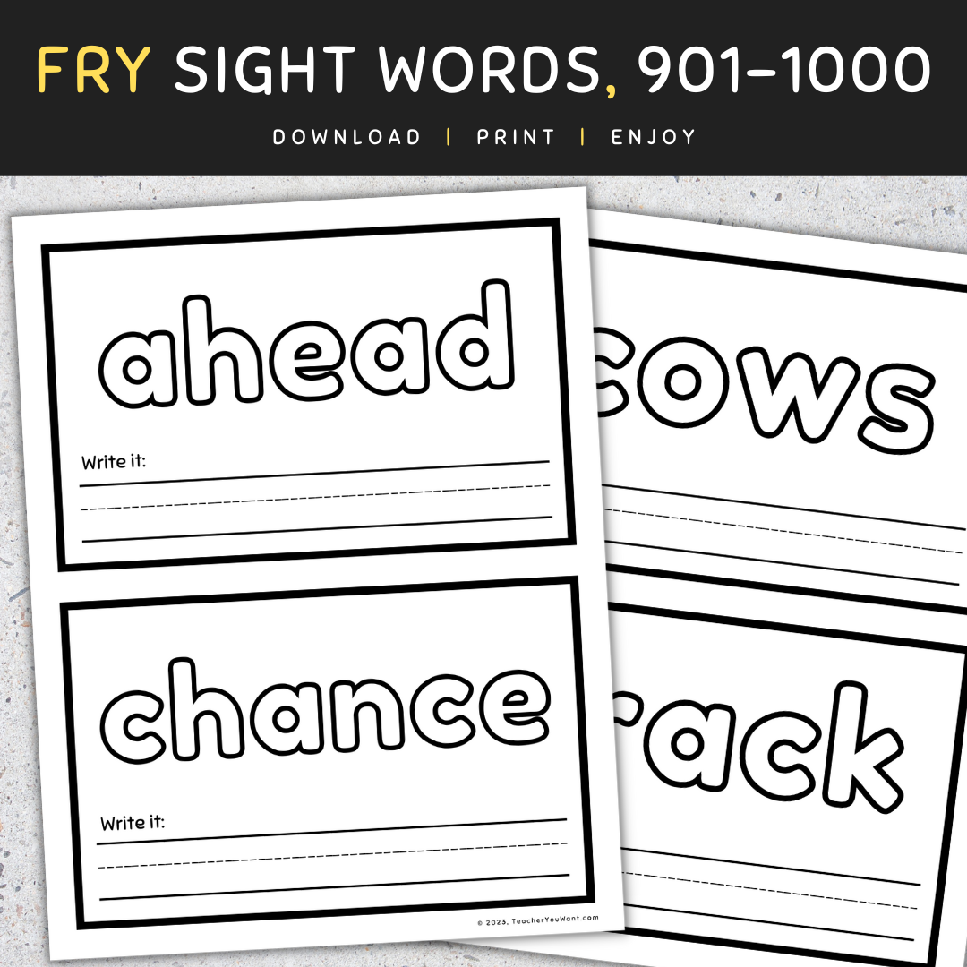 Sight Words Playdough Mat- Fry's 10th 100, Sight Words Practice ...