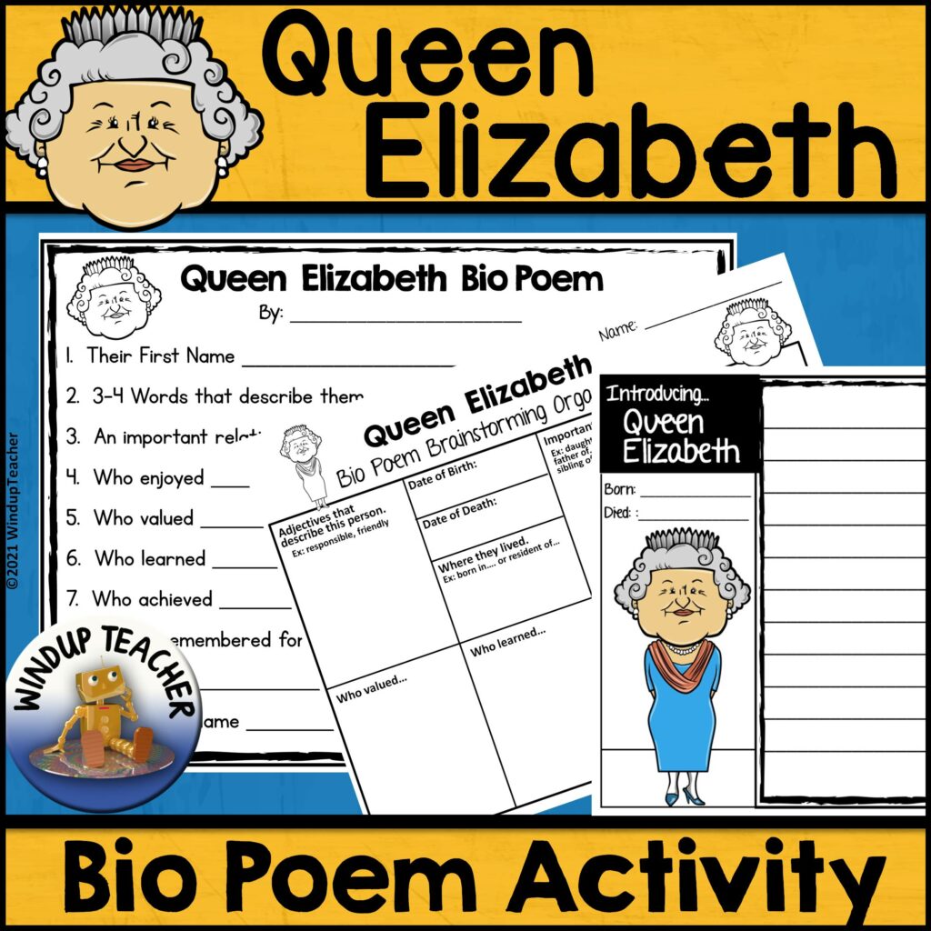 Queen Elizabeth Poem Writing Activity | Made By Teachers