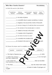 Deborah Hopkinson "Who Was Charles Darwin?" worksheets | Made By Teachers