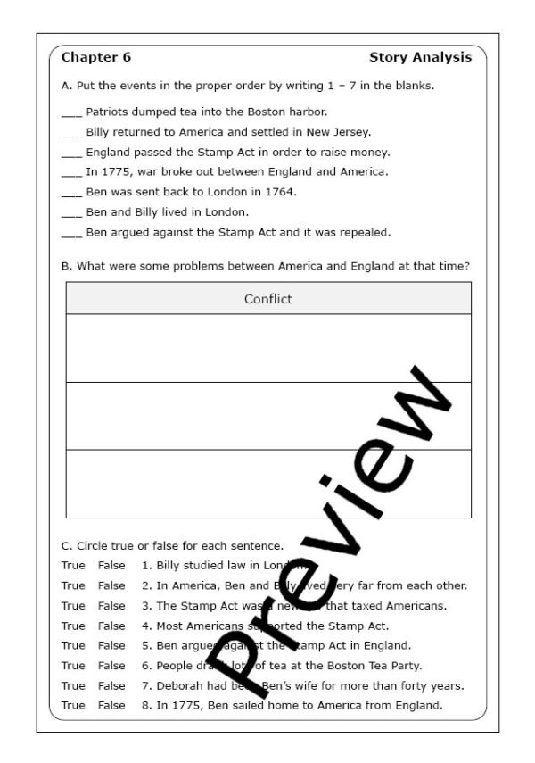 Dennis Brindell Fradin "Who Was Ben Franklin?" worksheets - Made By ...