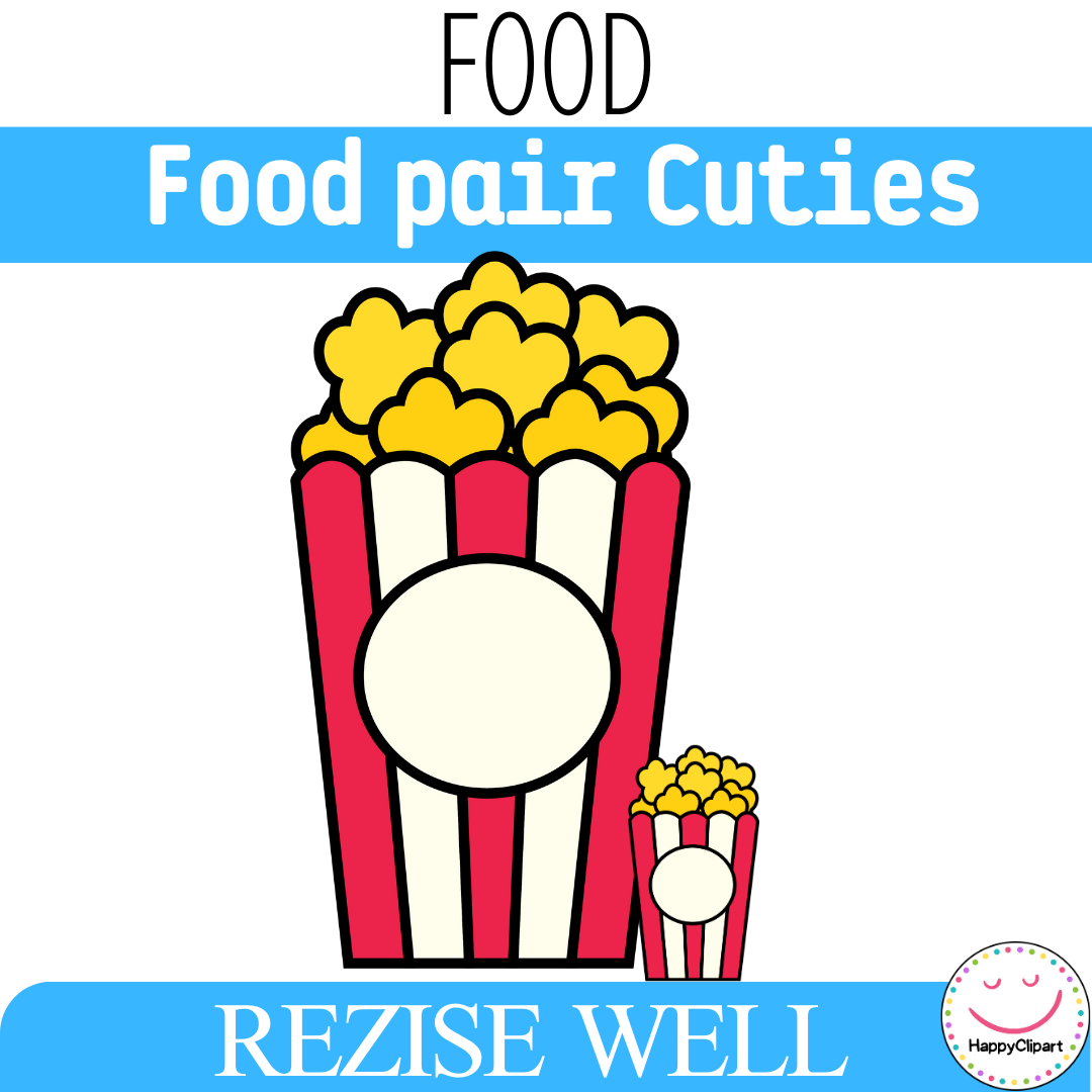 Food Pair Cuties Clipart MEGA Set | Made By Teachers