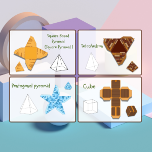 3D Shapes nets activity - 9 printable net templates | Made By Teachers
