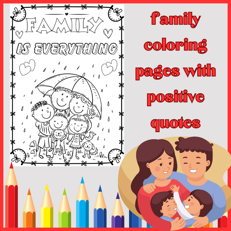 family coloring pages | Made By Teachers