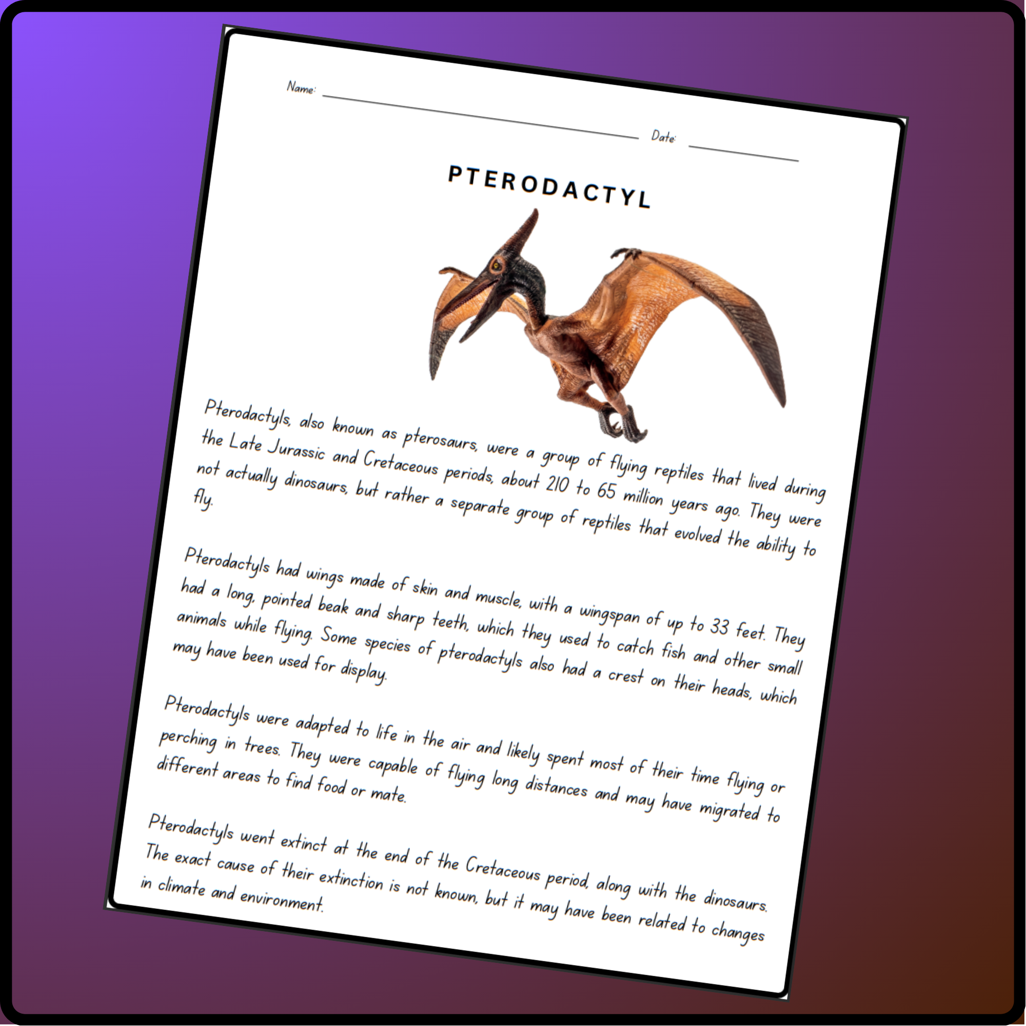 Dinosaur Activities Nonfiction Reading Comprehension Passages | Made By ...