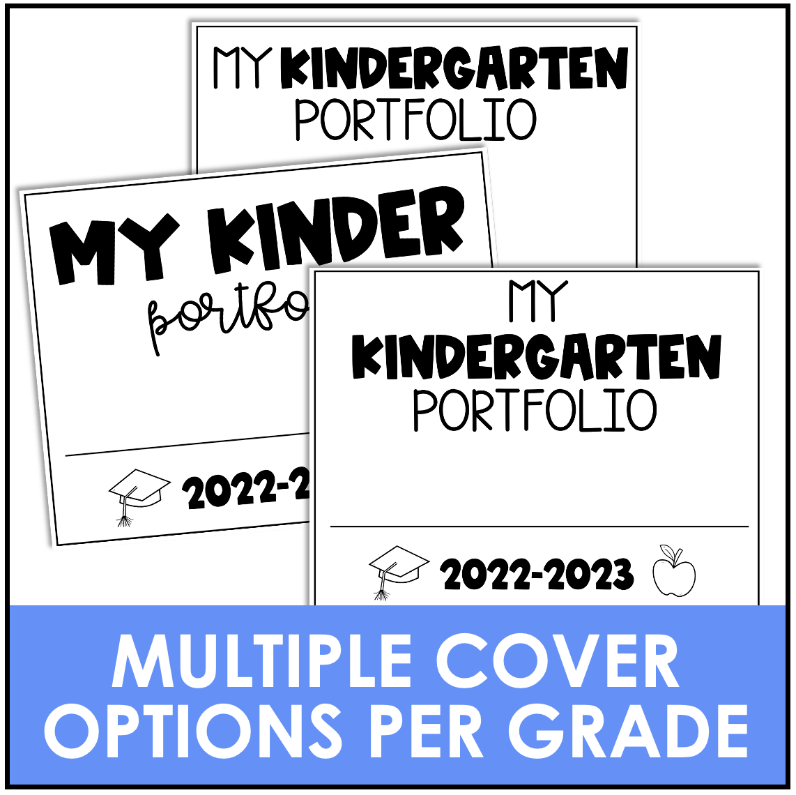 End of Year Portfolio Covers for Memories, Reflections, and Awards ...