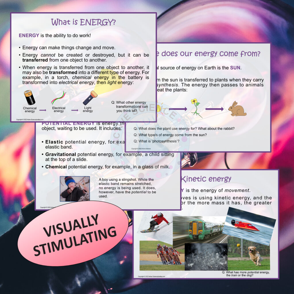 Energy and Energy Transformations (PDF presentation plus PowerPoint ...