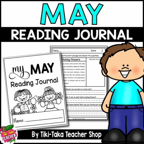 May Reading Journal - May Reading Comprehension Passages | Made By Teachers