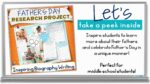 Father's Day Research Project - Biography, Creative Writing - Print and ...