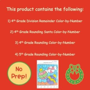 Christmas Math Worksheets 4th Grade | Made By Teachers