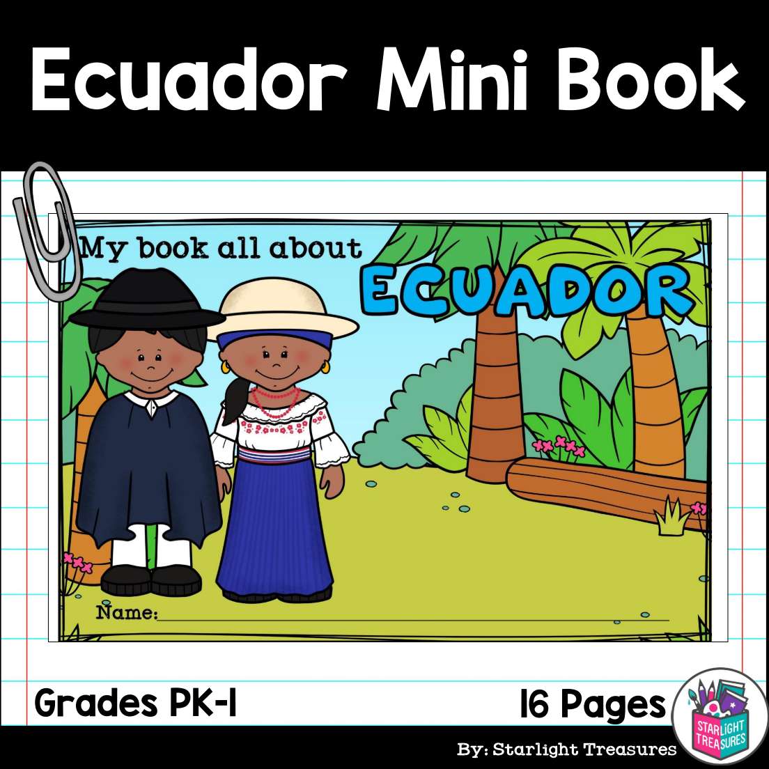 Ecuador Mini Book for Early Readers - A Country Study | Made By Teachers