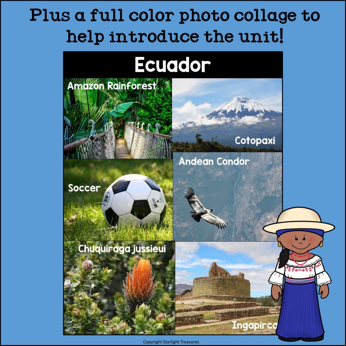 Ecuador Mini Book for Early Readers - A Country Study | Made By Teachers