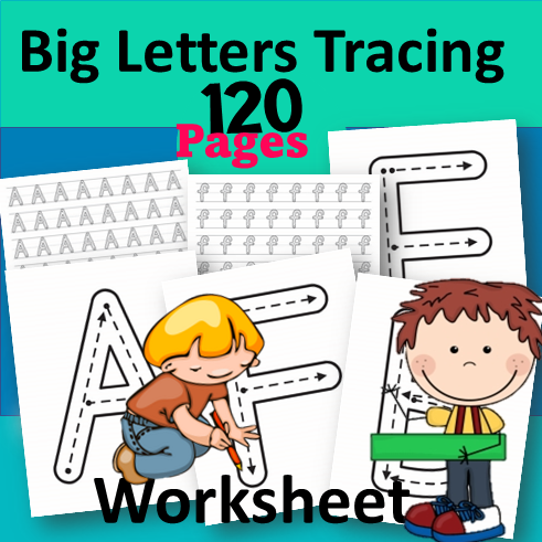 Boost Your Child's Writing Skills with Big Letters Tracing Worksheets ...
