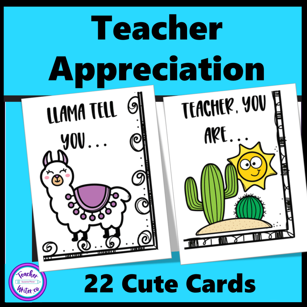 Teacher Appreciation Week Cards | FREE | Made By Teachers
