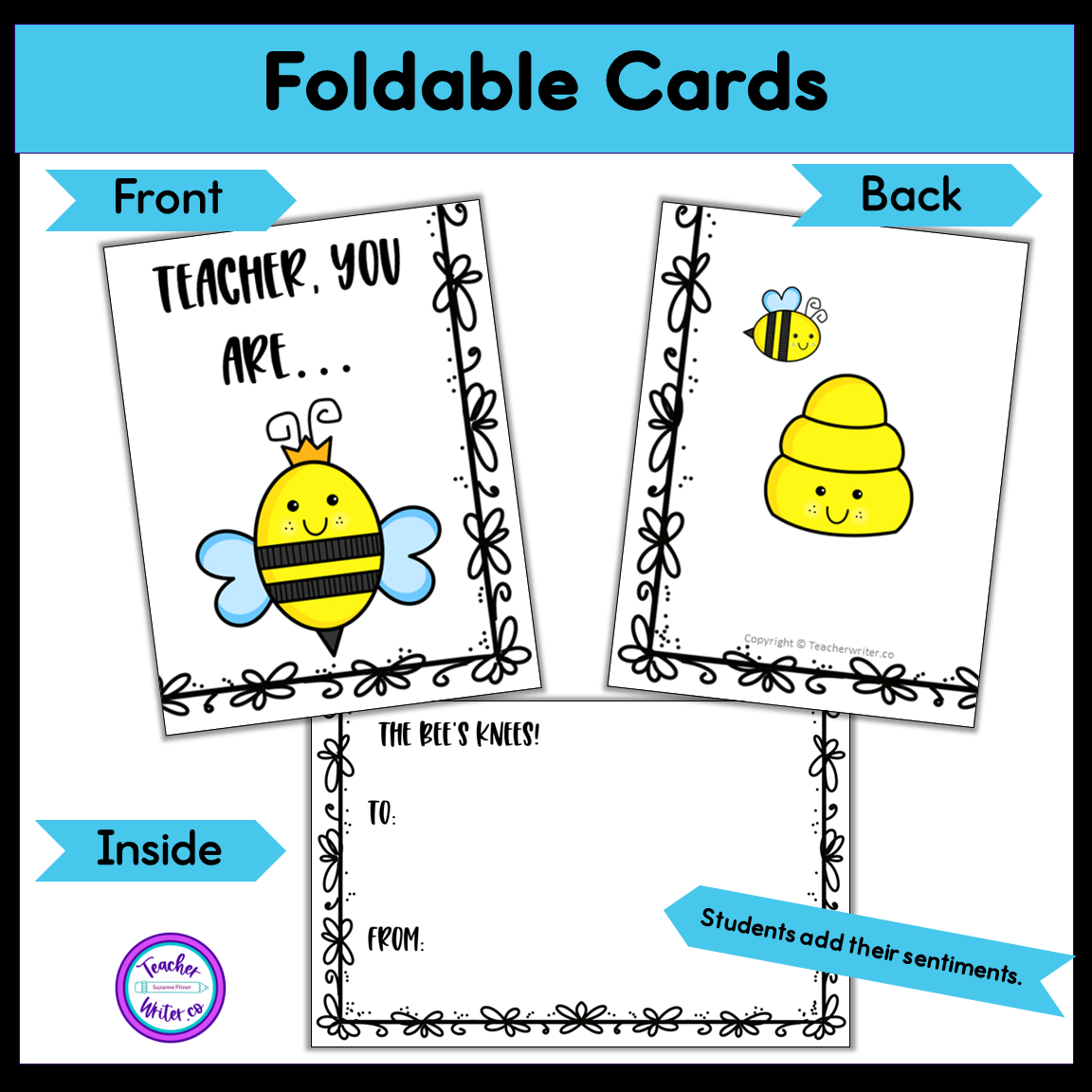 Teacher Appreciation Week Cards | FREE | Made By Teachers