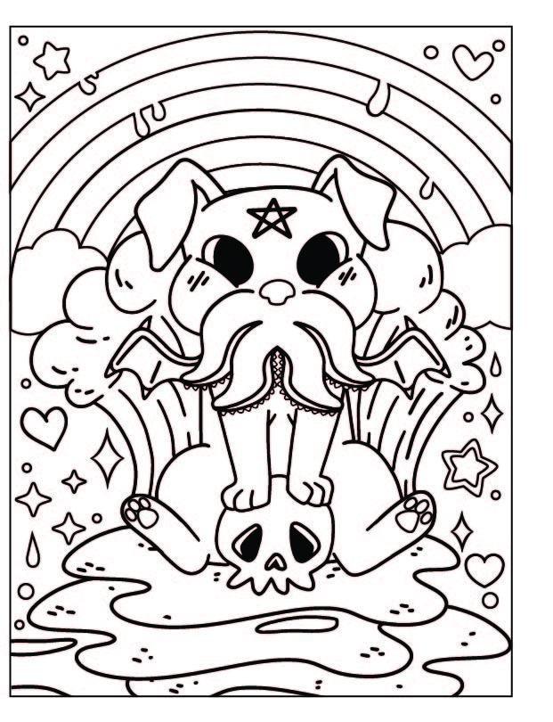 Creppy Cute Kuwaii Coloring Pages | Made By Teachers