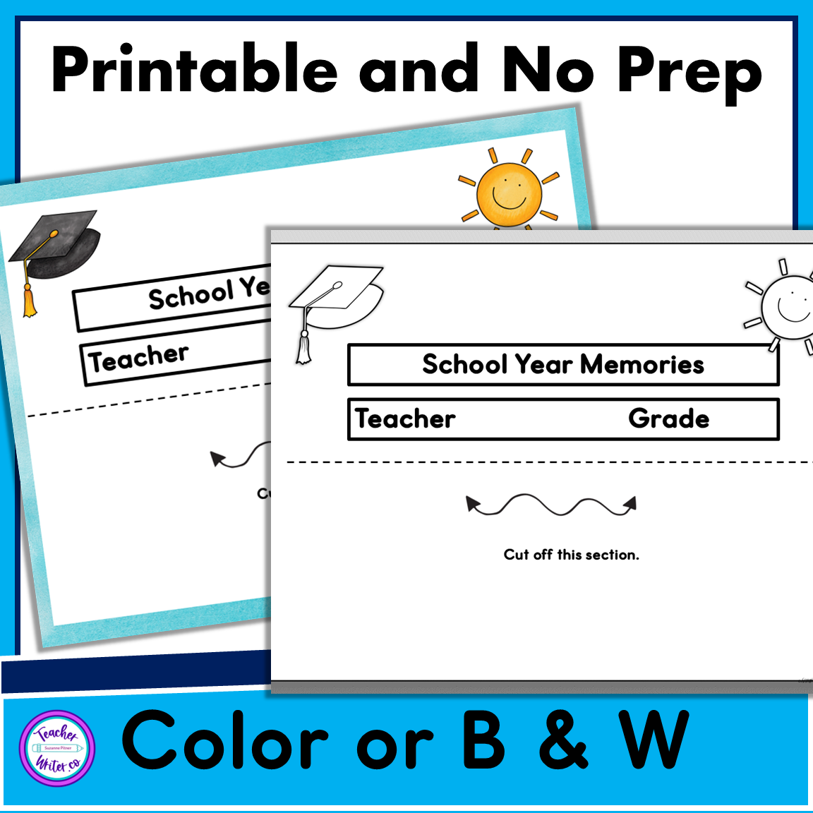 End of Year School Memories Flipbook | Teacher Appreciation | FREE ...