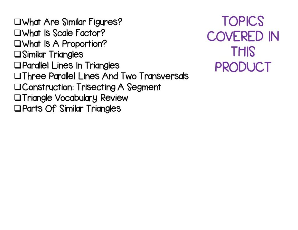 Similar Polygons - Guided Notes, Presentation, and INB Activities ...