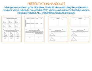 Right Triangles - Guided Notes, Presentation, and INB Activities | Made ...