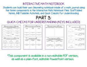 Polygons and Area - Guided Notes, Presentation, and INB Activities ...