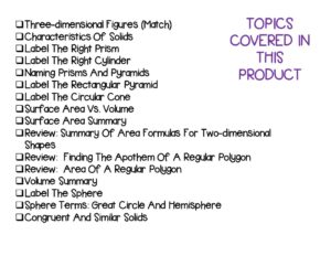 Surface Area and Volume - Guided Notes, Presentation, and INB ...