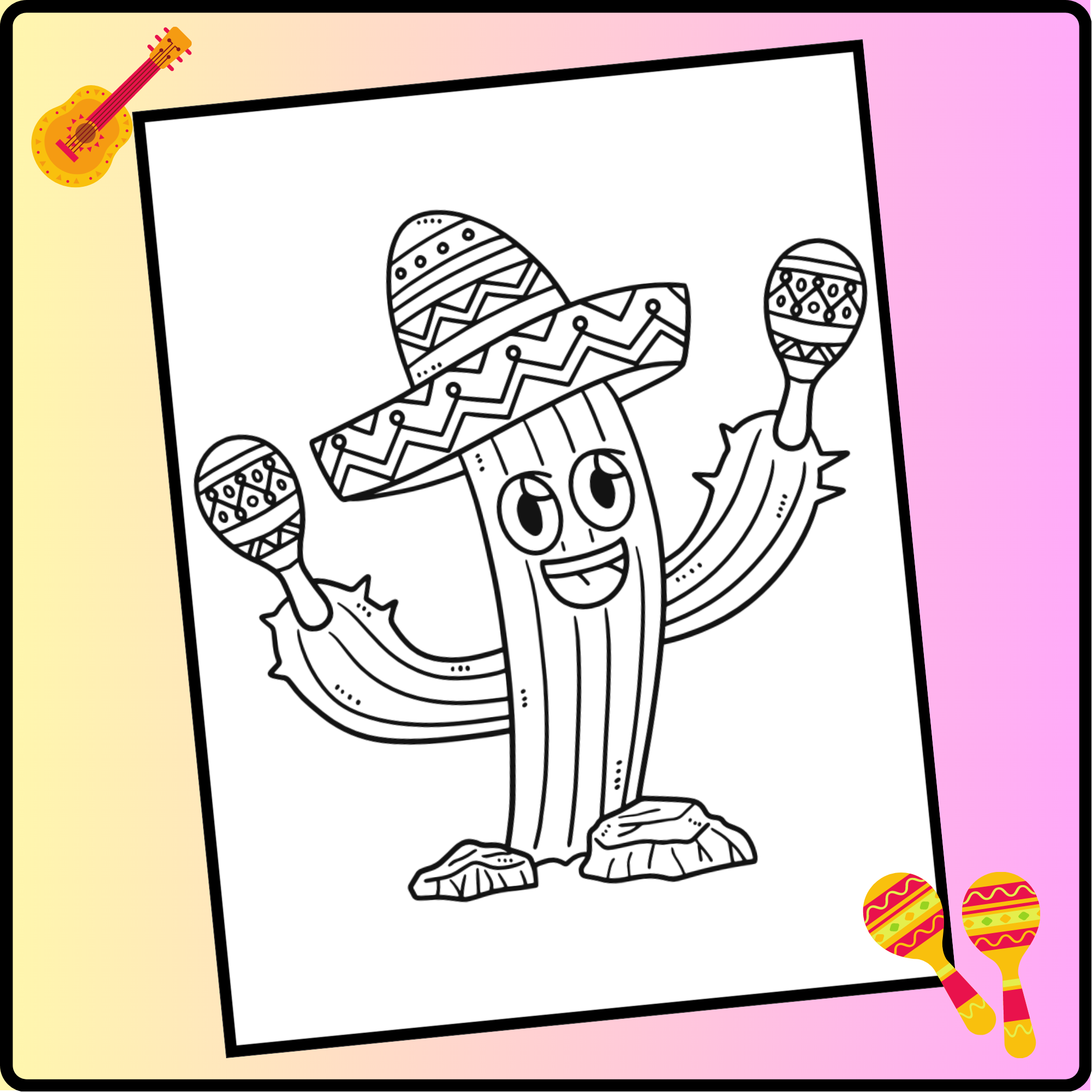 Cinco De Mayo Coloring Sheets | Hispanic Heritage Month | Made By Teachers