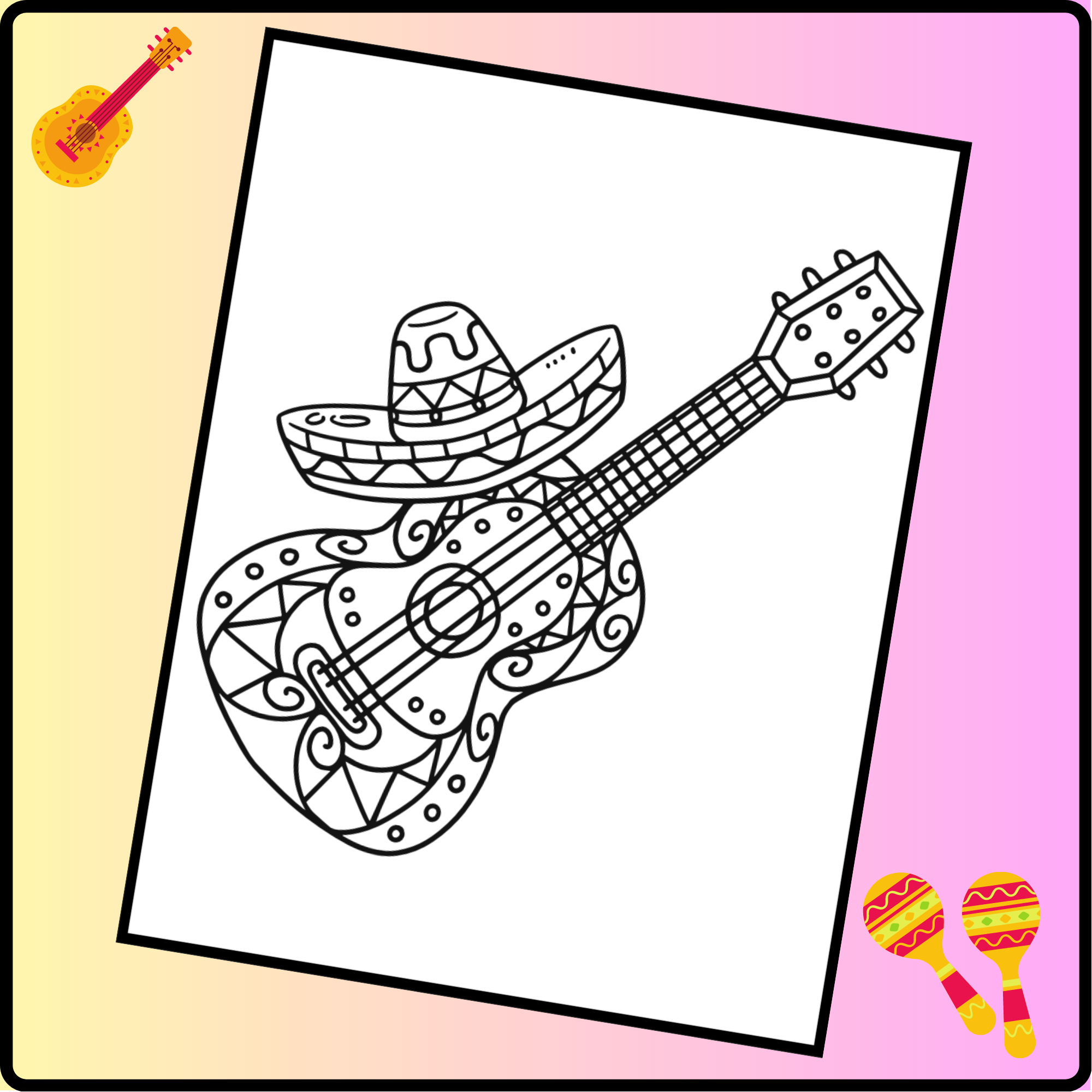 Cinco De Mayo Coloring Sheets | Hispanic Heritage Month | Made By Teachers
